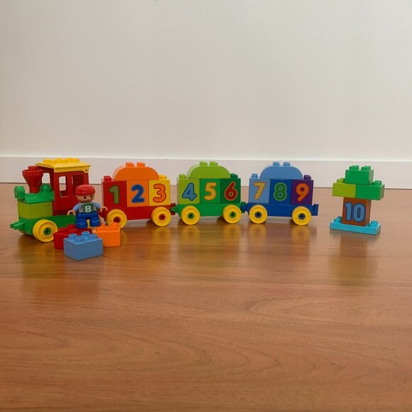 Lego | Toys | Lego Duplo 558 Number Train Learn To Count Retired Set ...